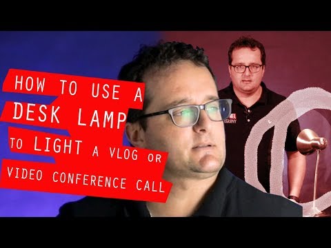 How to use a desk lamp to light a video | Danie Nel #HACKS