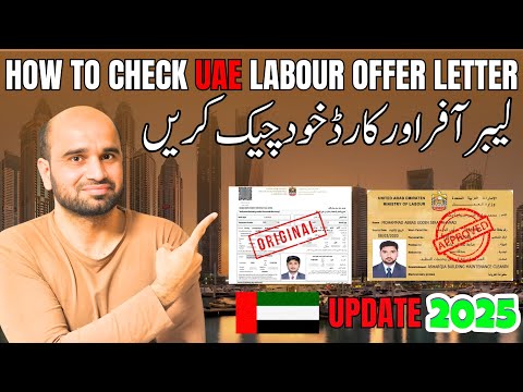 🇦🇪 How To Check LABOUR contract & Labour card status,Check Dubai Visa MoHRE Contract Labor Contract
