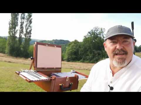 Tutoriel d'une peinture en plein air par Boris Huguenel
