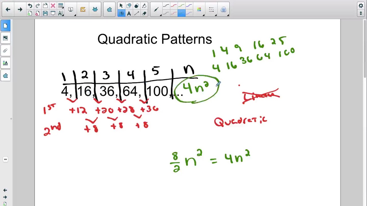 Quadratic Patterns