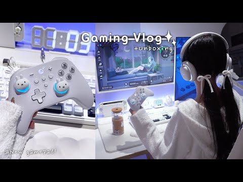 Game Vlog | 게임으로 지내는 퐁당퐁당 연휴🎮귀여운게 제일 좋은 집순이 브이로그🤍 | 미피 아이템 구매품🐰, 굴리킷 킹콩3 게임패드 언박싱 | Spirit City 플레이🌆