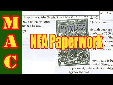 How to Fill Out Paperwork for an NFA Firearm