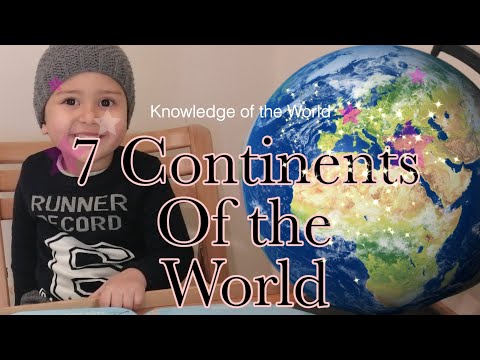 Seven Continents of the World in Urdu