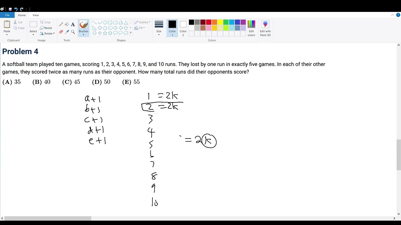 AMC 10A 2013 Problem 4