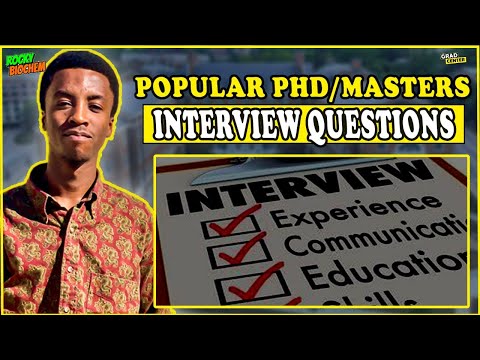 The Most Common PhD Interview Questions (and Answers)