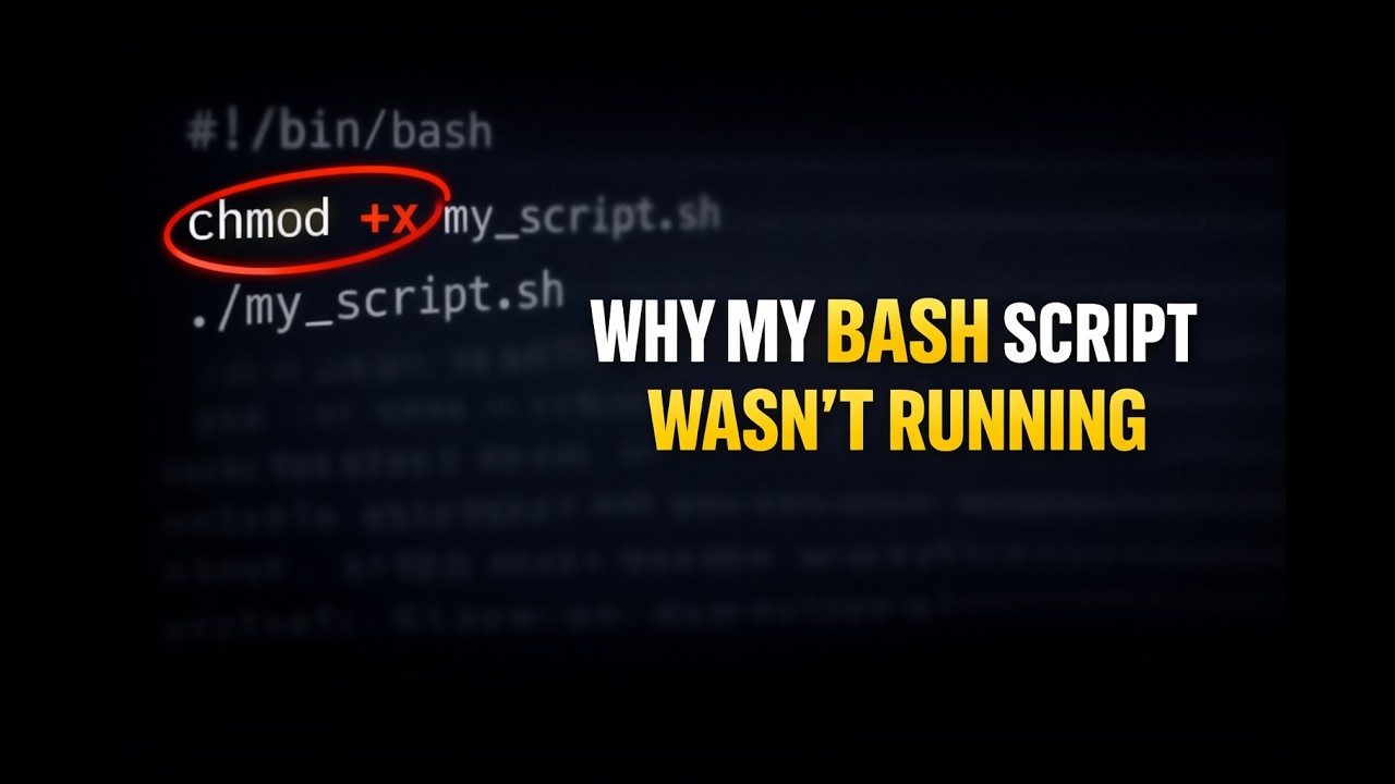 Why My Bash Script Wasn’t Running (And How One Command Fixed It)