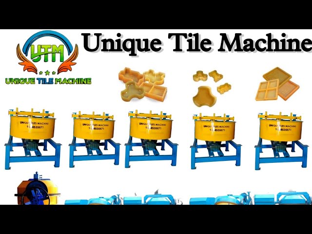 PAVING BLOCK MAKING MACHINE - Utm Concrete Paver Block making machine ...