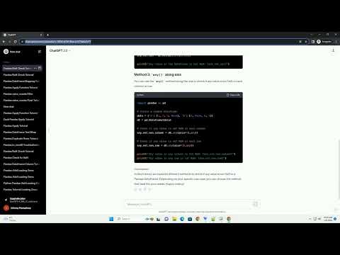 pandas check if any value is not nan