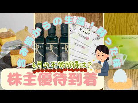 【株主優待到着】含み損から生還した株/売って後悔/6月の不労所得は○万円/ベルーナの申込方法/イオンモール/東海運/ヤマダHD/三菱商事/ホクリヨウ