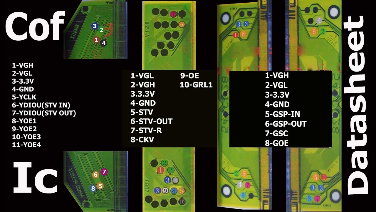 Lcd/Led Tv Panel's Cof Ic Datasheet.#Pro Hack