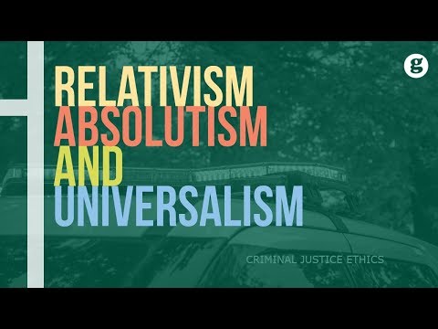 Relativism, Absolutism, and Universalism