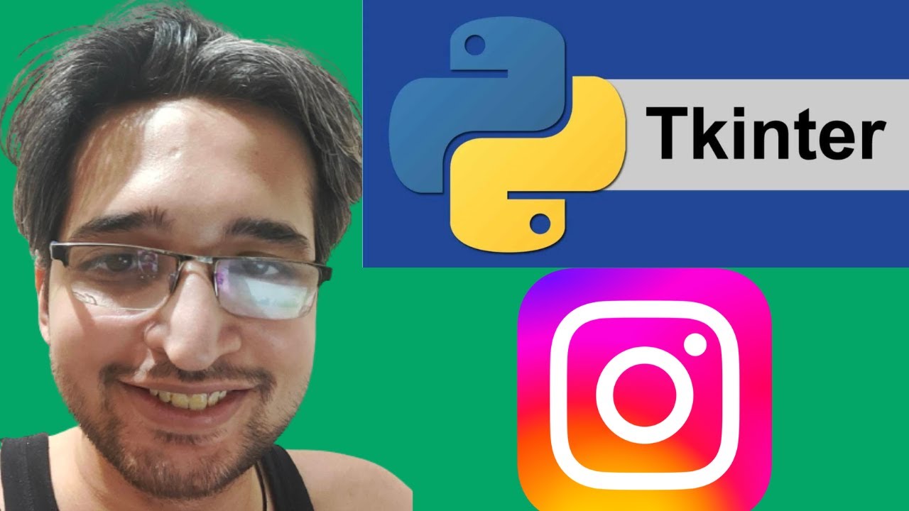 Python Tkinter Instagram API Project to Fetch Profile of User by Username GUI Desktop App