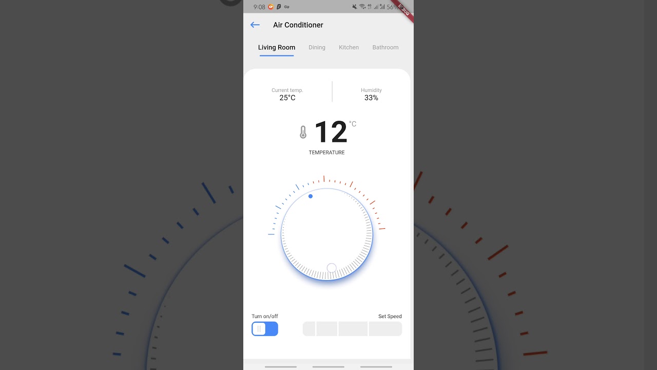 SmartHome App UI Flutter