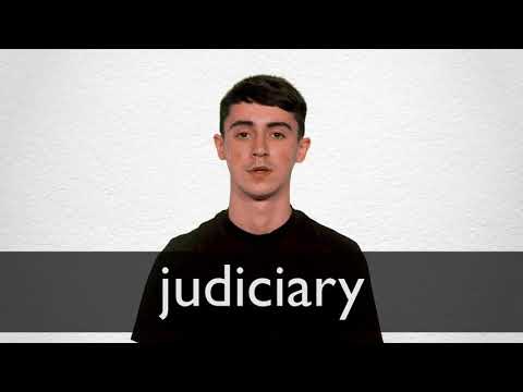 JUDICIARY - English pronunciations | Collins