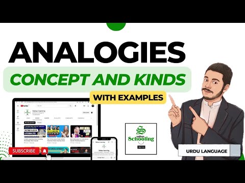 Analogies , Concept and kinds , In Urdu #learning #learnenglish #education #pakistan