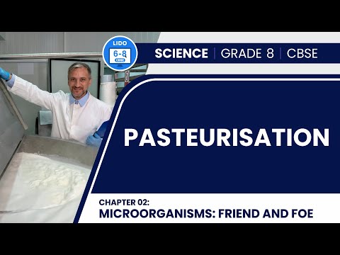 Pasteurization | Microorganisms: Friend and Foe | Biology | Class 8 Chemistry Chapter 2