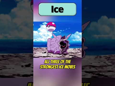 Ice type moves and Pokémon in gen 1