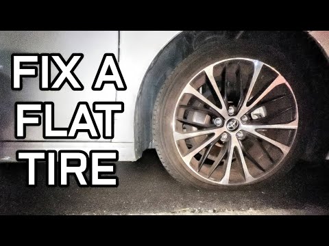 Flat Tire Repair Tutorial | 2017 - 2023 Toyota Camry