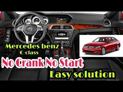 MERCEDES BENZ NO CRANK NO START EASY SOLUTION .