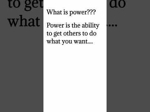 What is Power in Political Science and IR || Power meaning and Definition in Hindi & Urdu || #power
