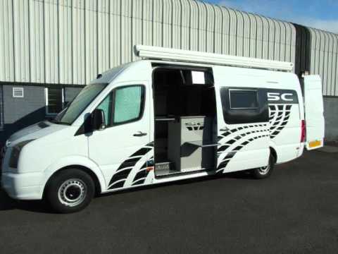 SC Sporthomes motorhome racevan camper panel van conversion VW or Mercedes