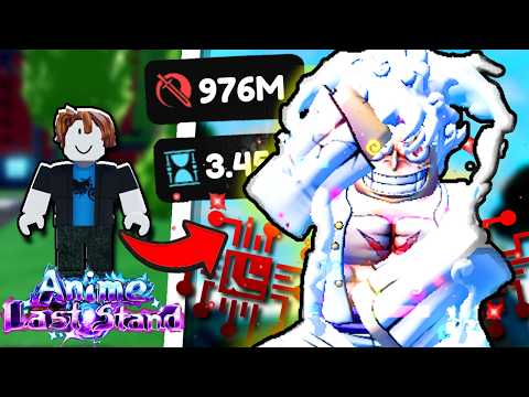 I Spent 168+ HOURS Getting 0.03% GODLY GEAR 5 LUFFY in Anime Last Stand! (Noob To Pro #3)