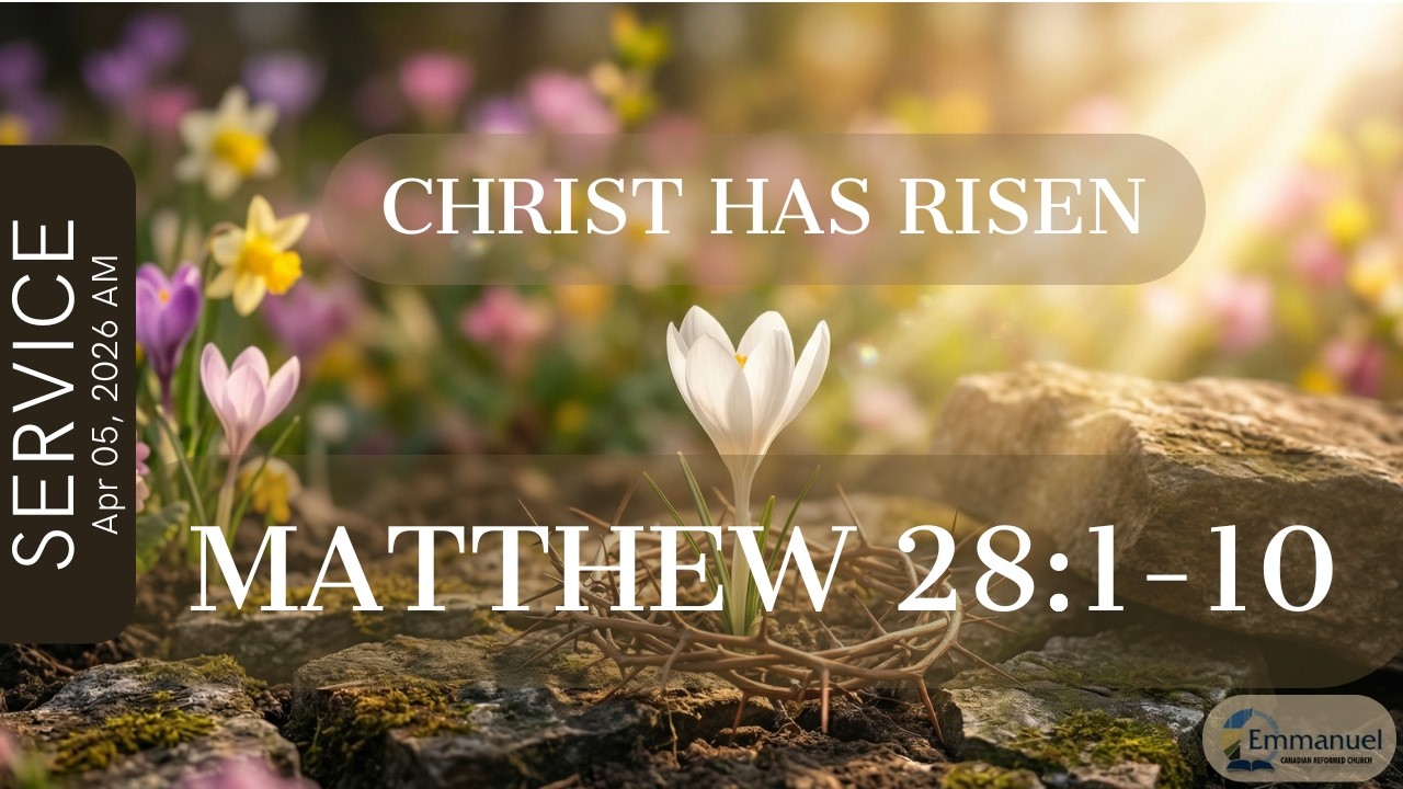 The joyful Christian message is, “Christ has risen.”
