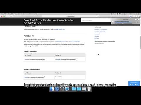 Adobe Acrobat Pro XI Mac OS