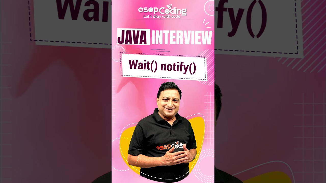 wait() notify() notifyAll() in java #synchronization #coding #java #programming #operatingsystem