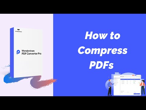 How to Compress PDFs Using Wondershare PDF Converter Pro