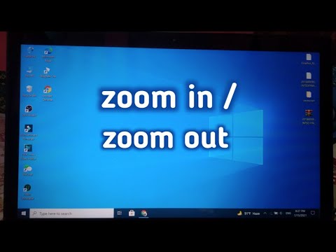 How to zoom in and zoom out laptop screen in laptop screen.