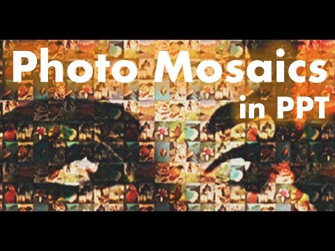 How to Make Photo Mosaics in PowerPoint | PowerPoint Spice