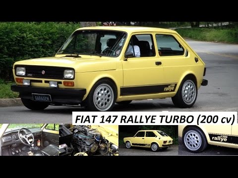 Fiat 147 Rallye: esportivo com turbina e motor novo entrega 200 cv ...
