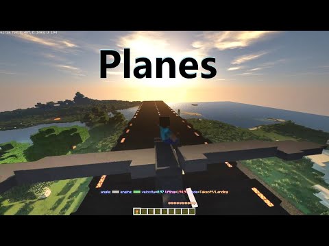 [Minecraft] PLANES IN VANILLA (Plugin Showcase, NOT a model showcase)