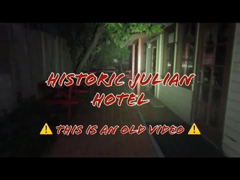 The Oldest Operating Hotel in California... The Julian Gold Rush Hotel!