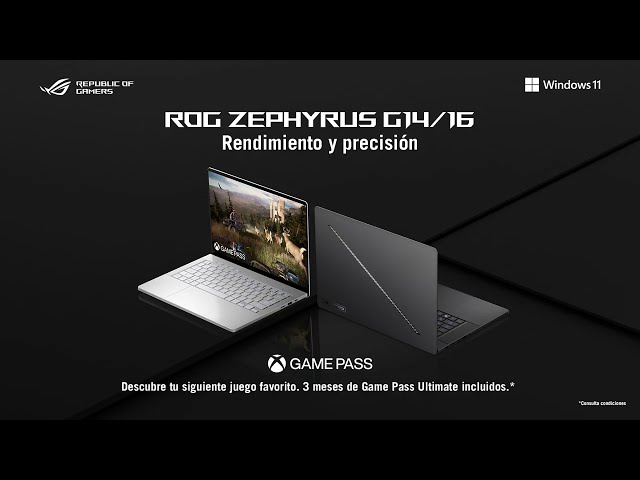 Portátil ASUS ROG Zephyrus G14 2024 OLED GA403UV-QS022 AMD Ryzen 9 8945HS/32GB/1TB SSD/RTX 4060/ ...