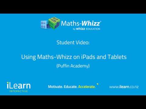 Student Video: Using Maths-Whizz on an iPad and Tablet (Puffin Academy)