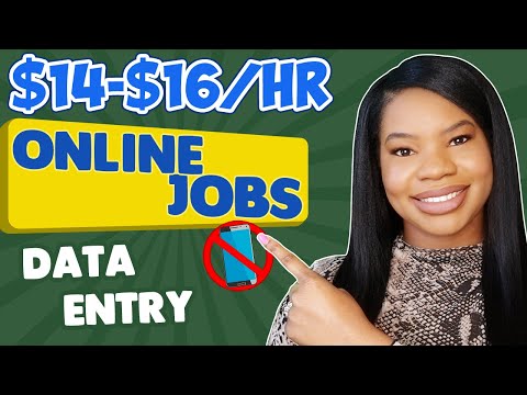 ✅ *DATA ENTRY* NON-PHONE Work-From-Home Job! Very Little Experience Required!