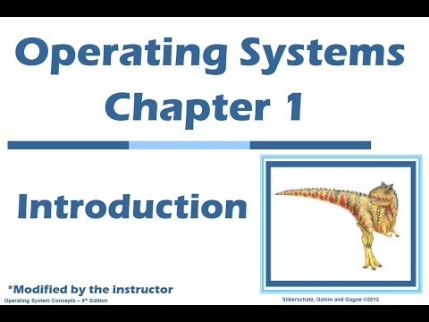 Operating Systems Chapter 1 Part 1