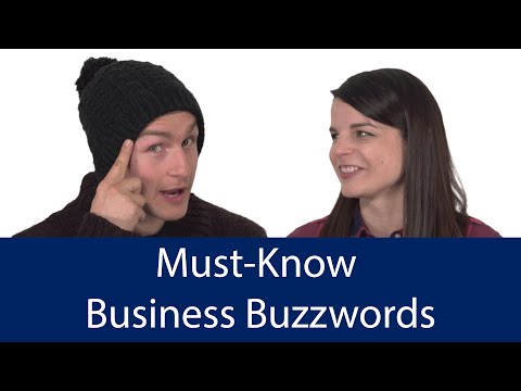 English Topics - Must-Know Business Buzzwords