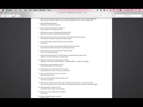 US History Final Exam Study Guide - Unit #6