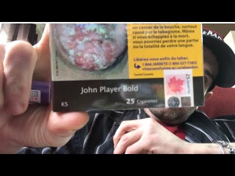 JOHN PLAYERS BOLD KS!! CANADIAN CIGARETTE REVIEW Post Plain Packaging Laws. FIRST TIME TRYING?!