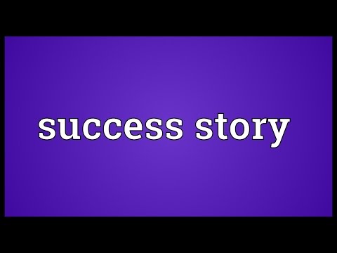 Success story Meaning