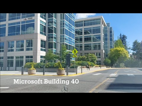 Microsoft Redmond Campus Tour 2022