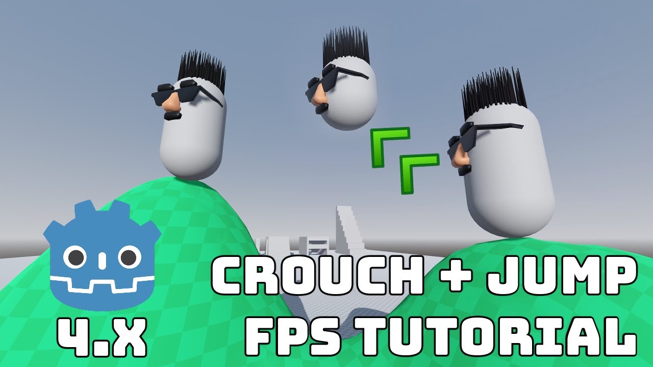 Crouch + Sourcelike Crouch Jump | Godot 4 FPS Controller Tutorial