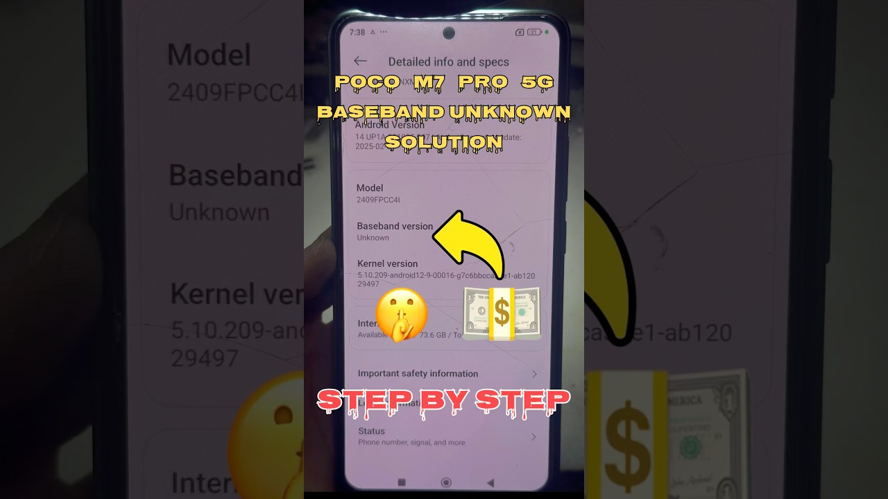 Poco m7 pro 5g baseband unknown | poco m7 pro IMEI repair | # tech #smartphone #repair