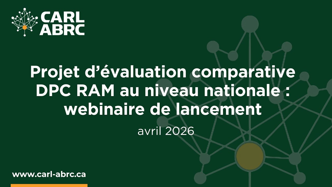 Projet d’évaluation comparative DPC RAM au niveau national : webinaire de lancement (avril 2026)