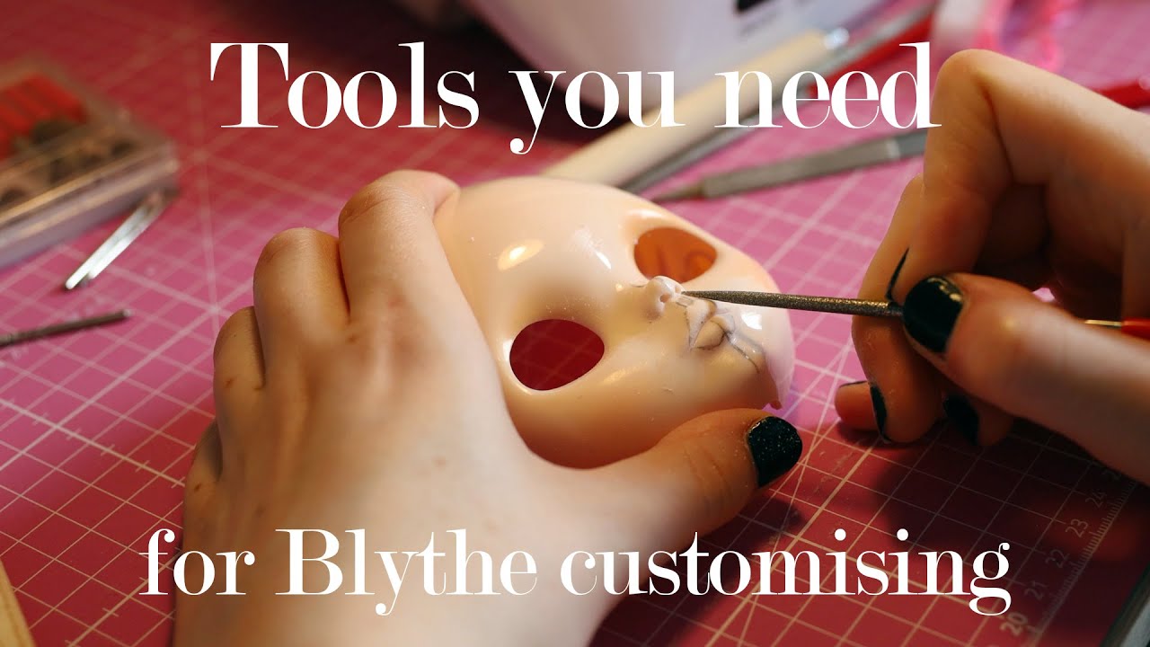 Tools for customising Blythe doll