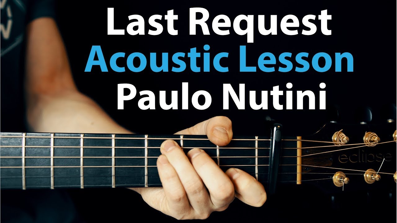 Paulo Nutini - Last Request: Acoustic Guitar Lesson 🎸How To Play Chords/Rhythms