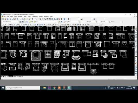 How to download and add furniture and other cad block in auto cad draw || CIVIL ENGINEERING SOLUTION